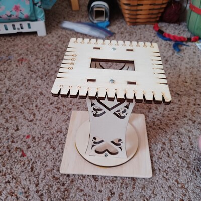 32 Round Kit Kumihimo Stand Holder Table Slot Disc Braiding Loom ...