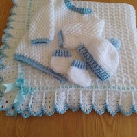 Digital PDF Crochet Pattern: Beautiful Snowdrop Baby Blanket Pattern ...