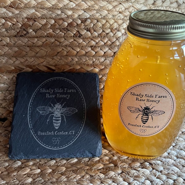 CUSTOM Honey Labels, Customized Round Honey Stickers, Custom Oval Honey ...