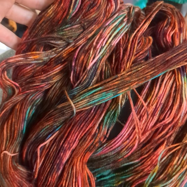 Jelly Beans - Candy Rainbow Hand Dyed Yarn - Rainbow Yarn - Knit ...