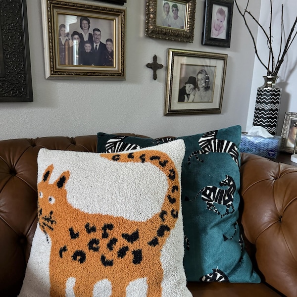 Cheeky Leopard on Super Plush Fabric! Snuggly & Stretchy Leopard Throw ...