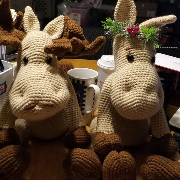 PATTERN - Moses the Moose - Crochet Amigurumi Pattern - Etsy