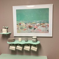 Wavy Shelf Squiggle Shelf Maximalist Funky Decor Pastel Shelves Danish ...