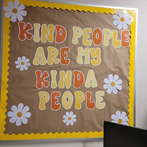 Kind People Are My Kinda People Bulletin Board Digital Download Cutout ...