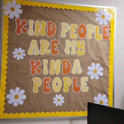 Kind People Are My Kinda People Bulletin Board Digital Download Cutout ...
