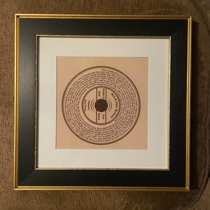 3rd Anniversary Gift First Favorit Dance Song Personalized Leather ...