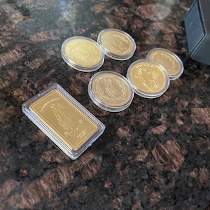 10 Pcs Continental Gold Coin Prop Blood Oath Marker Cosplay Adjudicator ...