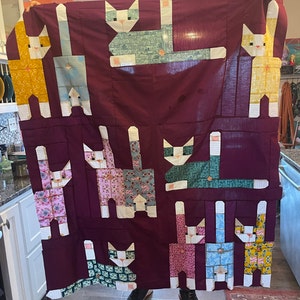 Catholes Quilt Pattern PDF Instant Download Modern Patchwork ...