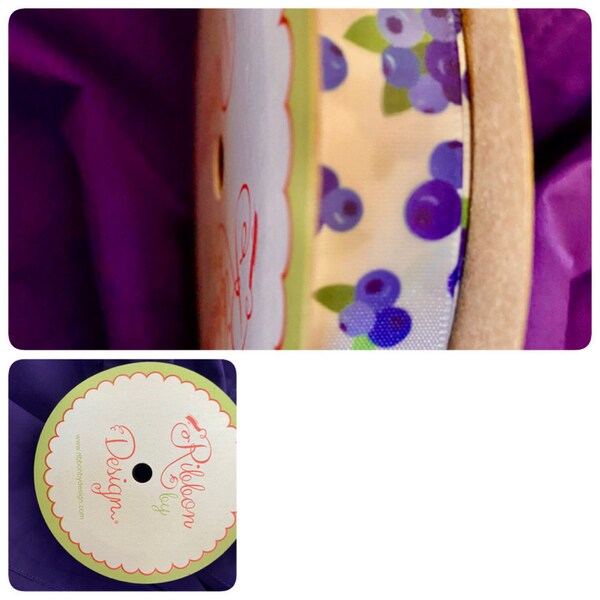Blueberries Ribbon Ideal for Gift Wrap, Jam Jars, ,party Favors ...