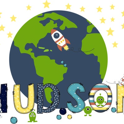 Space Doodle Alphabet Bundle, Space PNG Letters, Numbers & Accessories ...