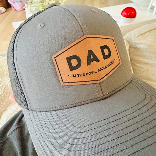Personalized Dad Patch Hat, Dad Birthday Gift, New Dad Gift, Gift for ...