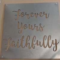 Custom Metal Quote Sign and Sayings, Inspirational Personalized Sign ...