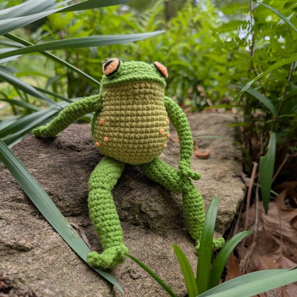 Disco Style Bell Bottoms 70s Clothing for the Frog, Crochet Outfit ...
