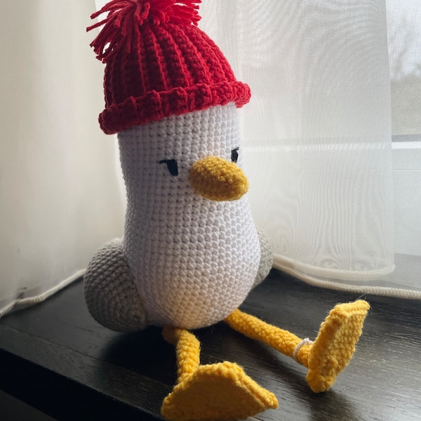 PDF Схема вязания амигуруми Чайка Хельмут (ENG) - Etsy