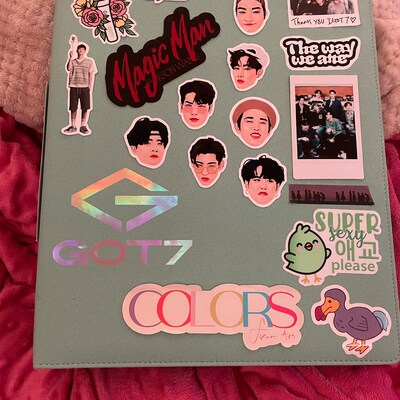 GOT7 Stickers Gotoon T-expresso Coffee Cups Weatherproof Stickers Set ...