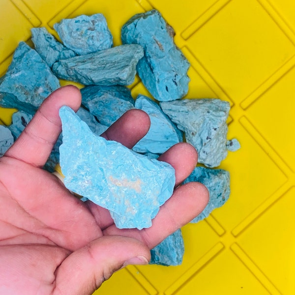 Big Sale!! WHOLESALE Lots of Natural Turquoise Rough + a Free Faceted ...