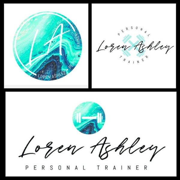 Premade Logo Design, Signature Logo, Fitness Coach, Coach, Personal ...