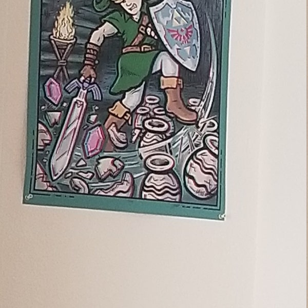 Link Breaking Pots - Zelda Ocarina of Time - Limited Edition 3D ...
