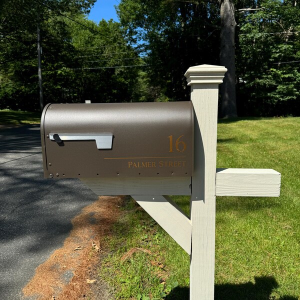 Address Mailbox Decal | Street Address Mailbox | Address for Mailbox ...