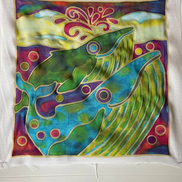 Unleash Your Inner Artist DIY Art Kit - Batik Whale Fabric Painting Kit ...