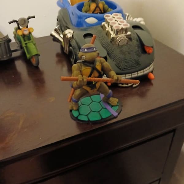 TMNT Vintage Teenage Mutant Ninja Turtles Action Figure Stand - Etsy