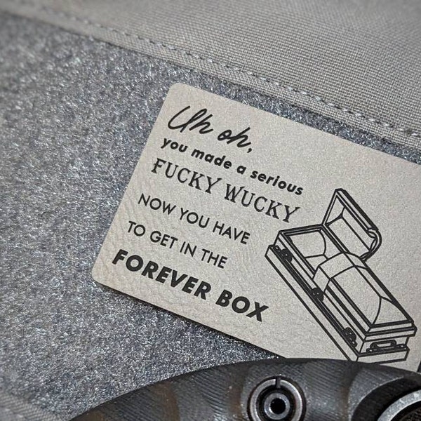 Forever Box Meme Patch: Tactical Morale Patch, Hook and Loop - Etsy