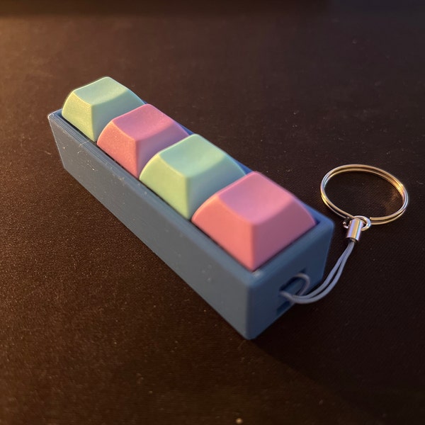 MX Fidget Plate WASD 3D Printed Fidget Toy Keychain - Etsy