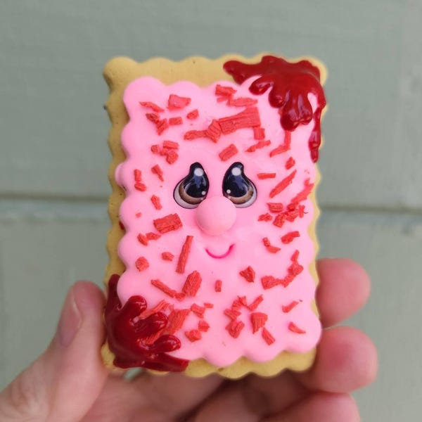 Clay Toaster Pastry Clay Desk Buddy Friend Cuties! Desk Office Teacher ...