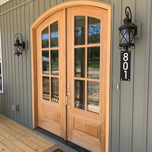 Five Number Vertical Address Sign Modern House Numbers - Etsy