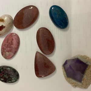 Natural Dendritic Moss Agate Cabochons Top Quality Dendritic - Etsy