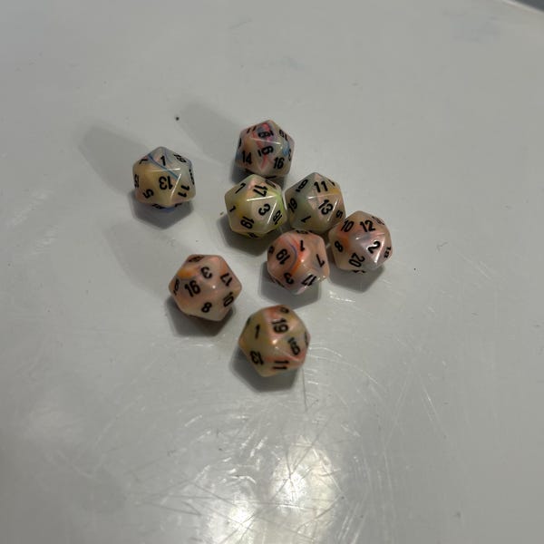 Shield and Sword Custom D6 Die 16mm Gaming Tabletop RPG Dice Roleplay ...