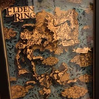 Elden Realms 3D Wood Map - Etsy