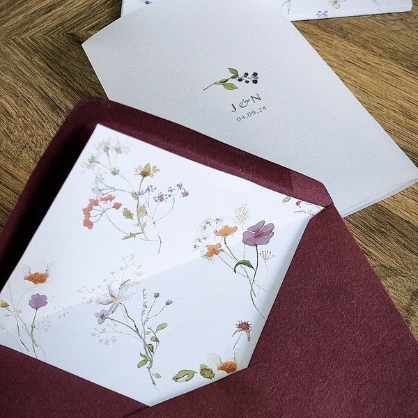 Premium Powder Blue Envelopes 5x7 (133x184mm) US A7 Wedding Invitation ...