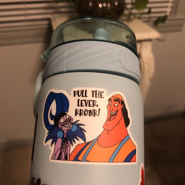 Pull the Lever, Kronk! Sticker - Yzma and Kronk, Emperor's New Groove ...