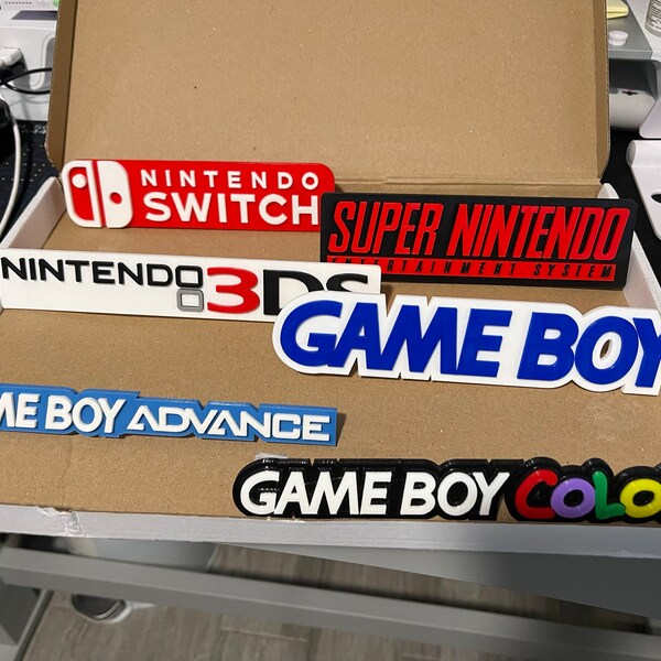 Nintendo Switch 3D Shelf Display/fridge Magnet Video Games Logo Fridge ...