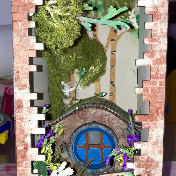 Hobbit / LOTR Themed Book Nook Shelf Insert - DIY Alley Book Nook Kit ...