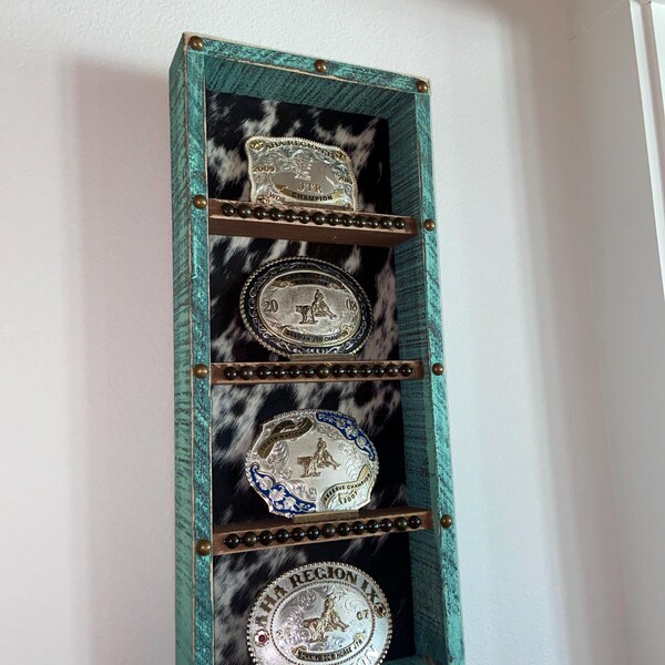 12 Count Belt Buckle Display, Case, Wood. MUSTARD - Etsy
