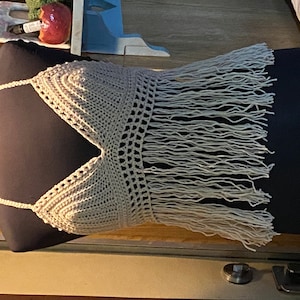 Fringe Crochet Top Pattern PATTERN ONLY - Etsy