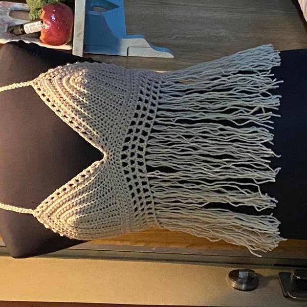 Fringe Crochet Top Pattern- PATTERN ONLY** - Etsy