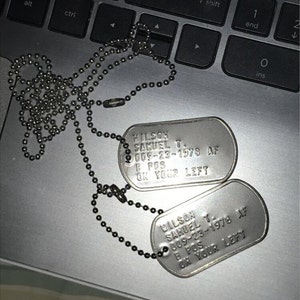 Sam Wilson Dog Tags - Etsy