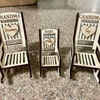 In Loving Memory Engraved Mini Bench, Wedding Place Setting, Memorial ...