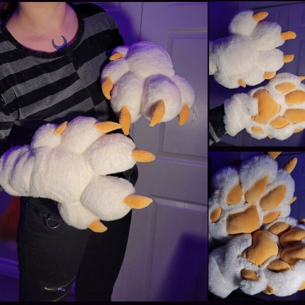 Canine and Feline Feral Hand Paws Digital Pattern (two in One!) (PDF ...