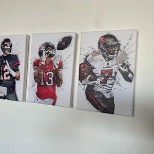 Russell Wilson Poster Wall Art Printable Seattle Seahawks - Etsy