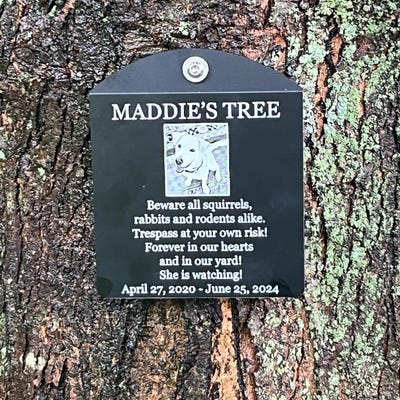 100% Personalized Garden Plaque, 4x6 With 23 Stake, Custom Garden Sign ...