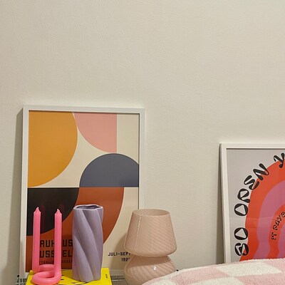 Funky Retro Wall Collage Kit, Groovy Preppy Room Decor, 60s 70s ...