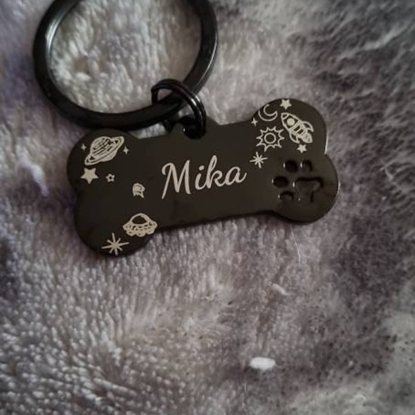 Cute Dog Tag Personalized for Dog, Custom Bone Dog Tags, Dog Name Tags ...
