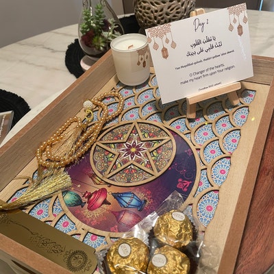 Ramadan Daily Dua Cards With Stand Ramadan Decor Ramadan Decorations ...