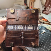 Leather Clutch Pattern DIY Wallet Template PDF Pattern - Etsy Canada