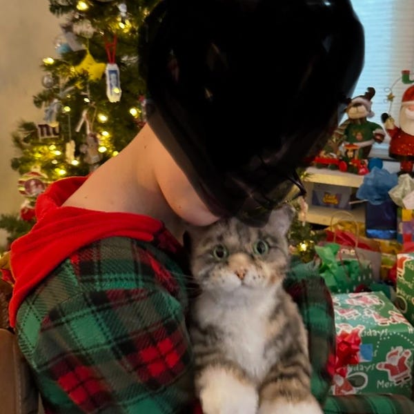 Mini Cat Backpacks-handmade Realistic Stuffed Cat Companion Gift for ...