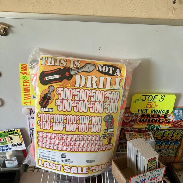 Tiki Bar - Jar Ticket - Pull Tab Ticket - Ticket for Amusement Purposes ...